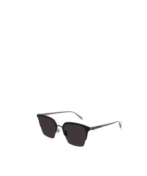 Alexander McQueen Half Rim Sunglasses