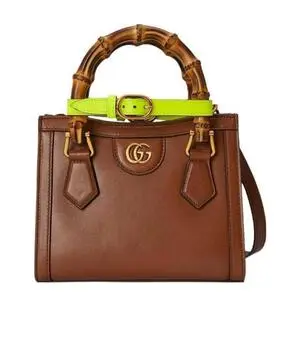 Gucci Diana Mini Tote Bag - Brown