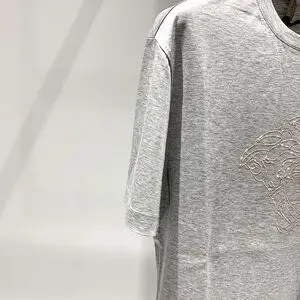 Versace Medusa Logo T-shirt With Round Neck