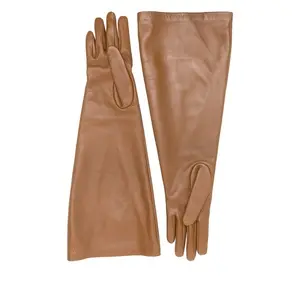 Saint Laurent Leather Fingerless Gloves