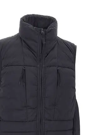 Stone Island Quilted High-neck Down Vest - Blue