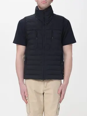 Stone Island Quilted High-neck Down Vest - Blue