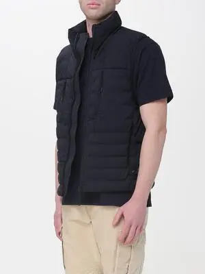 Stone Island Quilted High-neck Down Vest - Blue