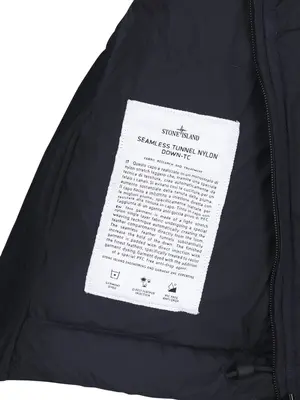 Stone Island Quilted High-neck Down Vest - Blue