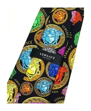 Versace Medusa Baroque Printed Neck Tie