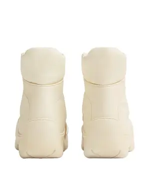 Bottega Veneta Puddle Bomber Boots - Nude