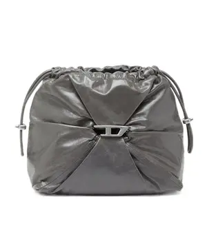 DIESEL® Scrunch-d Bucket Bag - Grey