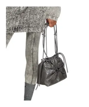DIESEL® Scrunch-d Bucket Bag - Grey