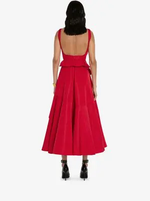 Alexander McQueen Hook-embellished Drape Dress