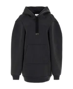 COURREGES Logo Embroidered Hooded Dress