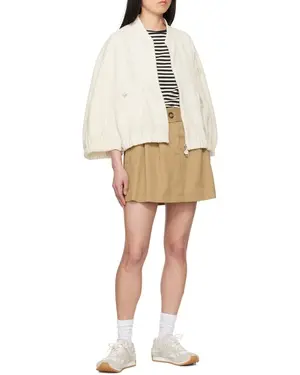 Moncler Gabardine Mini Skirt