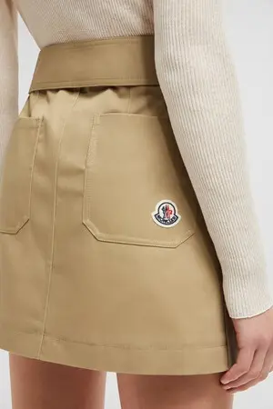 Moncler Gabardine Mini Skirt