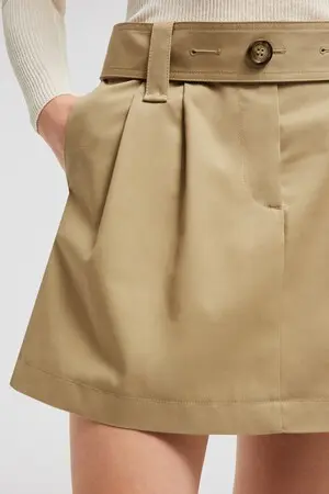 Moncler Gabardine Mini Skirt