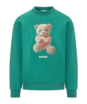 BARROW Teddy Print Sweatshirt