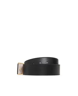 Balmain Logo Buckle Belt - Black
