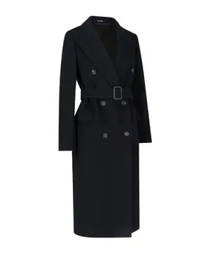 Tagliatore Jole Double-breasted Coat - Black