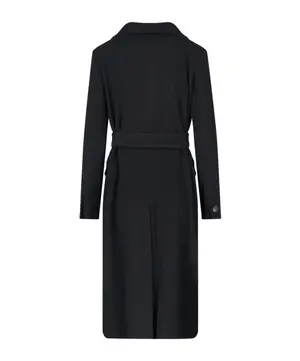 Tagliatore Jole Double-breasted Coat - Black