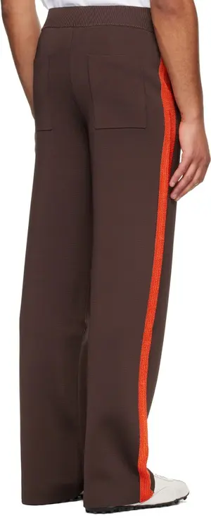 WALES BONNER Tide Track Knit Joggers - Red