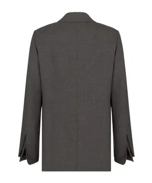Dior Shawl Lapel Jacket With Embellished Sleeves