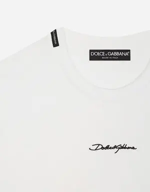 Dolce & Gabbana Dolce Gabbana Logo Patch Crewneck T-shirt