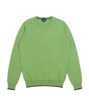 Emporio Armani Round Neck Patch Pullover - Green