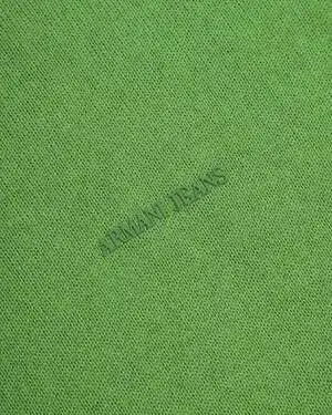 Emporio Armani Round Neck Patch Pullover - Green