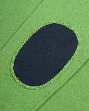 Emporio Armani Round Neck Patch Pullover - Green
