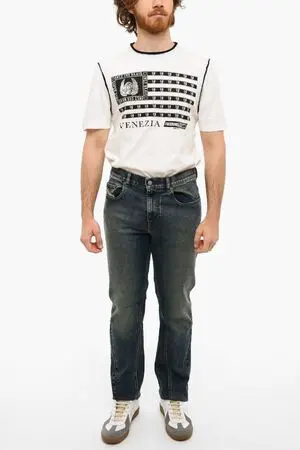 DIESEL® Faded Straight-leg Jeans
