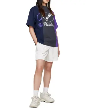 We11Done Logo-print Colour-block T-shirt - Multi-color