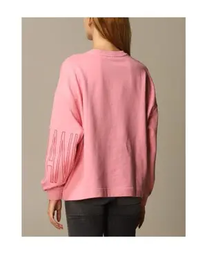 Emporio Armani Logo Print Sweater - Pink