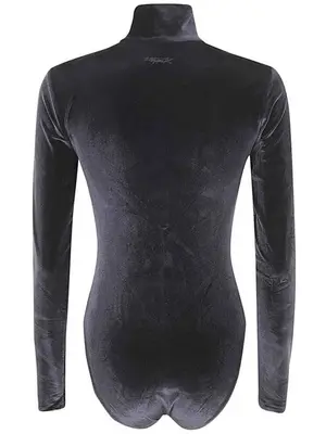 Filippa K Zip-up Velvet Long-sleeve Body