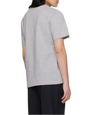 A.p.c. Logo Printed Crewneck T-shirt - Gray