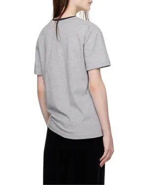 A.p.c. Logo Printed Crewneck T-shirt - Gray