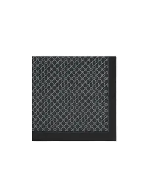 Gucci Gg Carré Scarf - Black