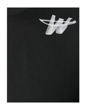 We11Done Oversized Logo Print T-shirt