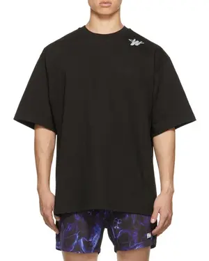 We11Done Oversized Logo Print T-shirt
