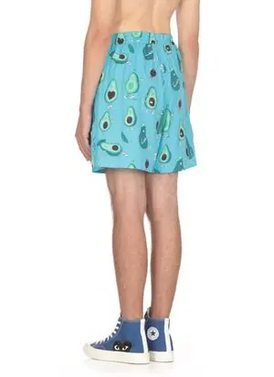 Junya Watanabe Graphic Print Elasticated Waist Shorts