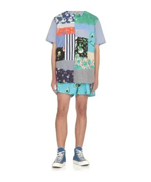 Junya Watanabe Graphic Print Elasticated Waist Shorts