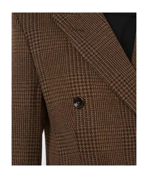 Max Mara Double-breasted Checked Blazer