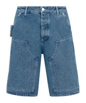 Dior Carpenter Denim Bermuda Shorts