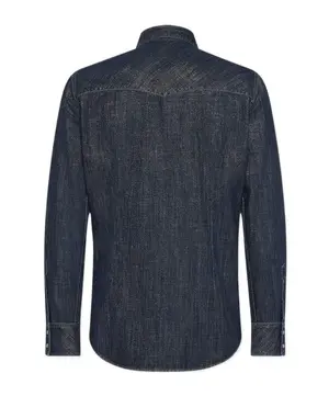 Dsquared2 Flap Pocket Denim Shirt - Blue