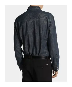 Dsquared2 Flap Pocket Denim Shirt - Blue