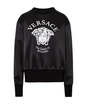 Versace Embroidered Medusa Logo Sweatshirt