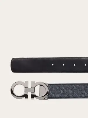 FERRAGAMO Gancini Buckle Leather Belt