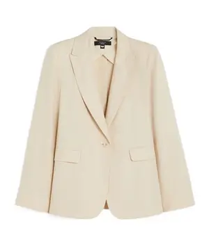 Max Mara Cotton And Linen Blazer