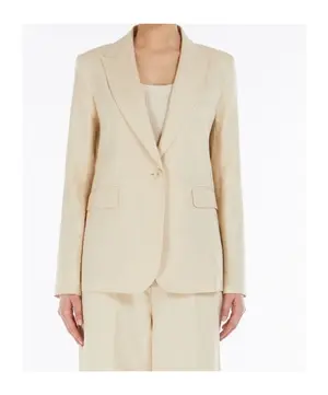 Max Mara Cotton And Linen Blazer