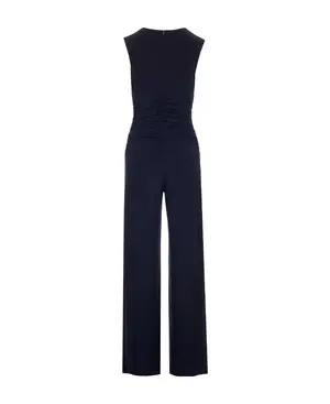 Norma Kamali Sleeveless V-neck Jumpsuit - Black