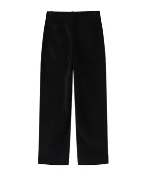 Marissa Chiara Belt Loop Embroidered Heart Casual Pants