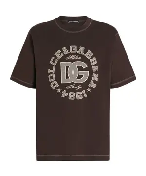 Dolce & Gabbana Logo-embroidered T-shirt
