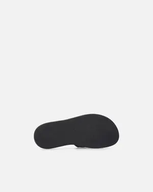 Pinko Fiona Logo Appliqué Slippers